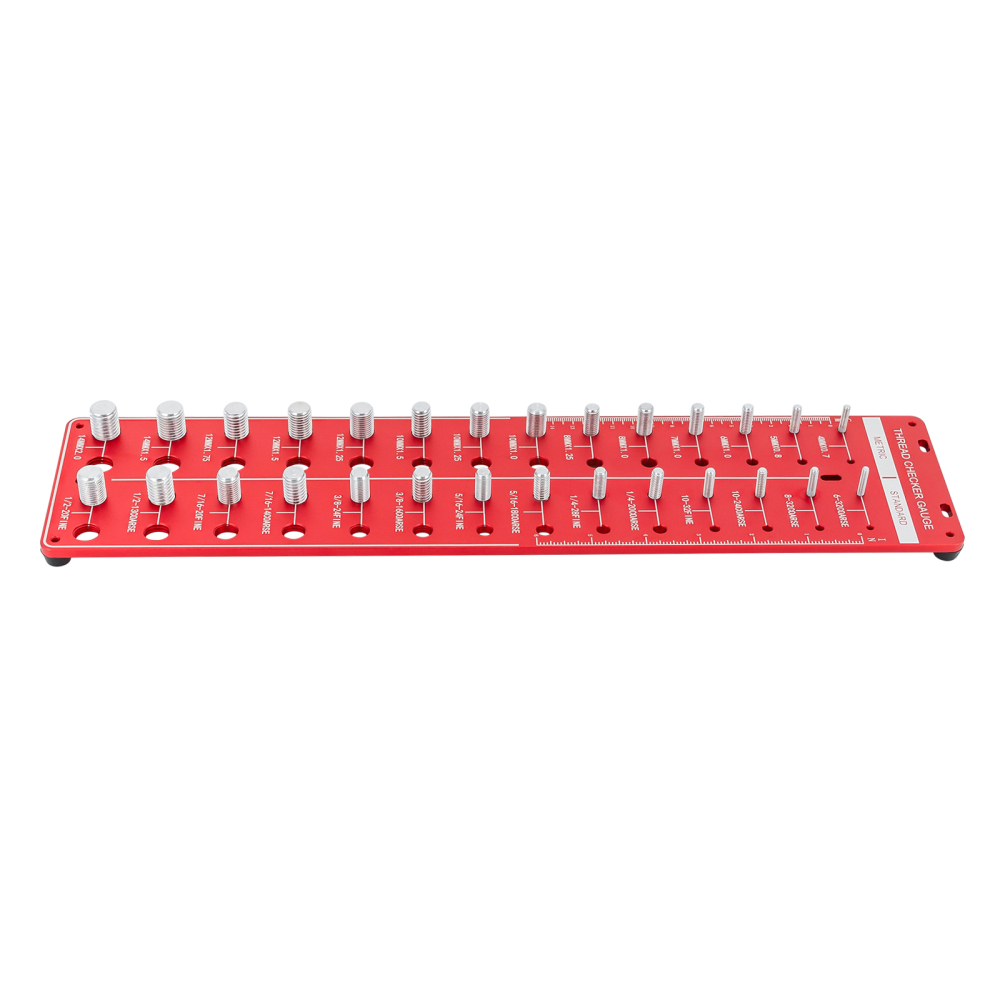 Nut and Bolt Thread Checker Thread Identifier Gauge Inch and Metric ...