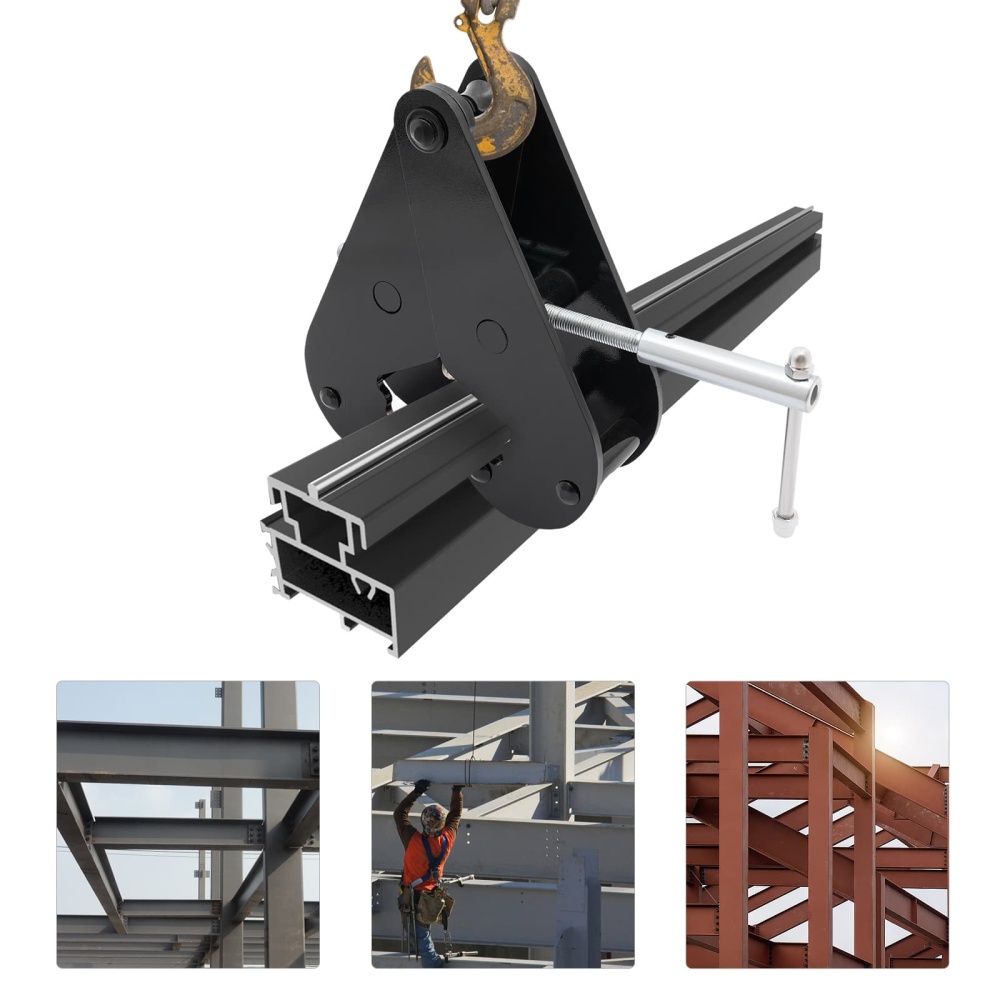 80-320mm Black 3T Vertical Clamp, Lifting Clamp, Adjustable Opening Clamp