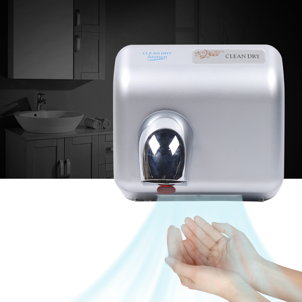 Wall Mounted Powerful Automatic Electric Hand Dryer High-speed Hand ...