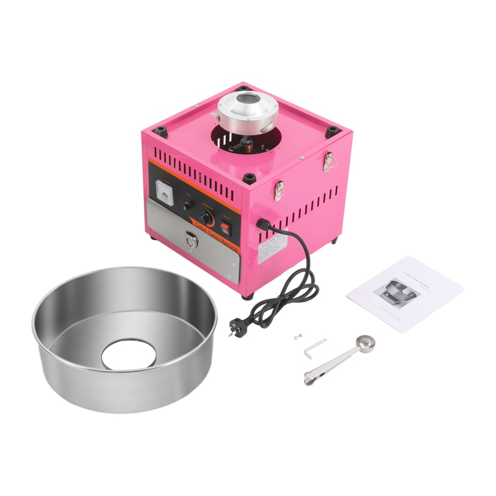 Commercial Cotton Candy Machine Electric Cotton Candy Maker Pink Cotton ...