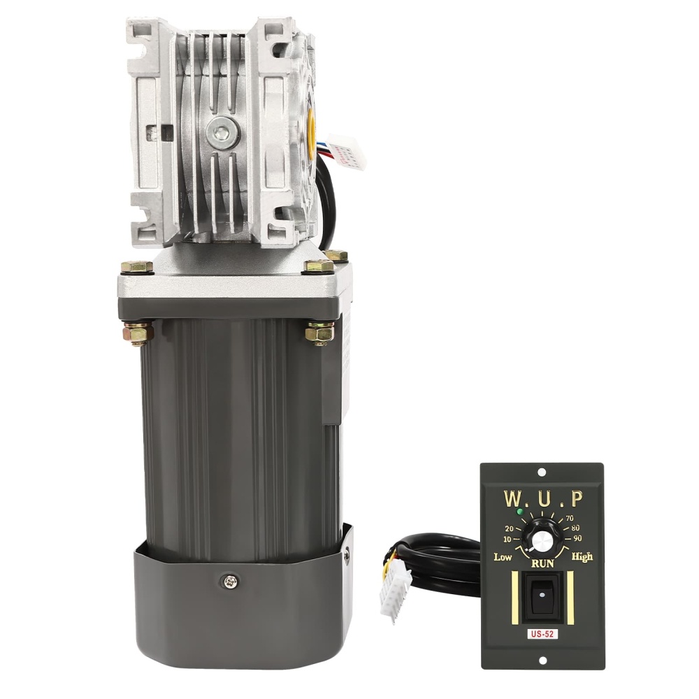 Worm Geared Motor with Speed Controller, Powerful Electric Motor, Gear ...