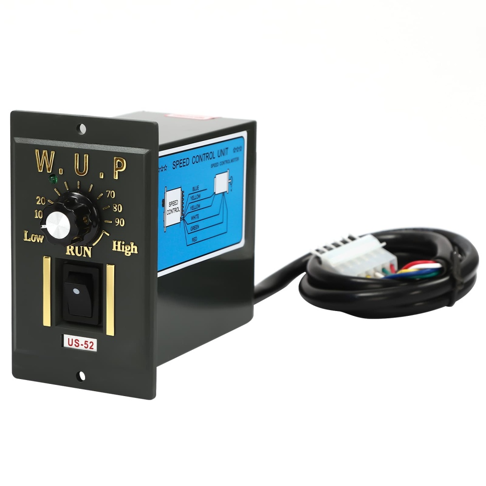 Worm Geared Motor with Speed Controller, Powerful Electric Motor, Gear ...