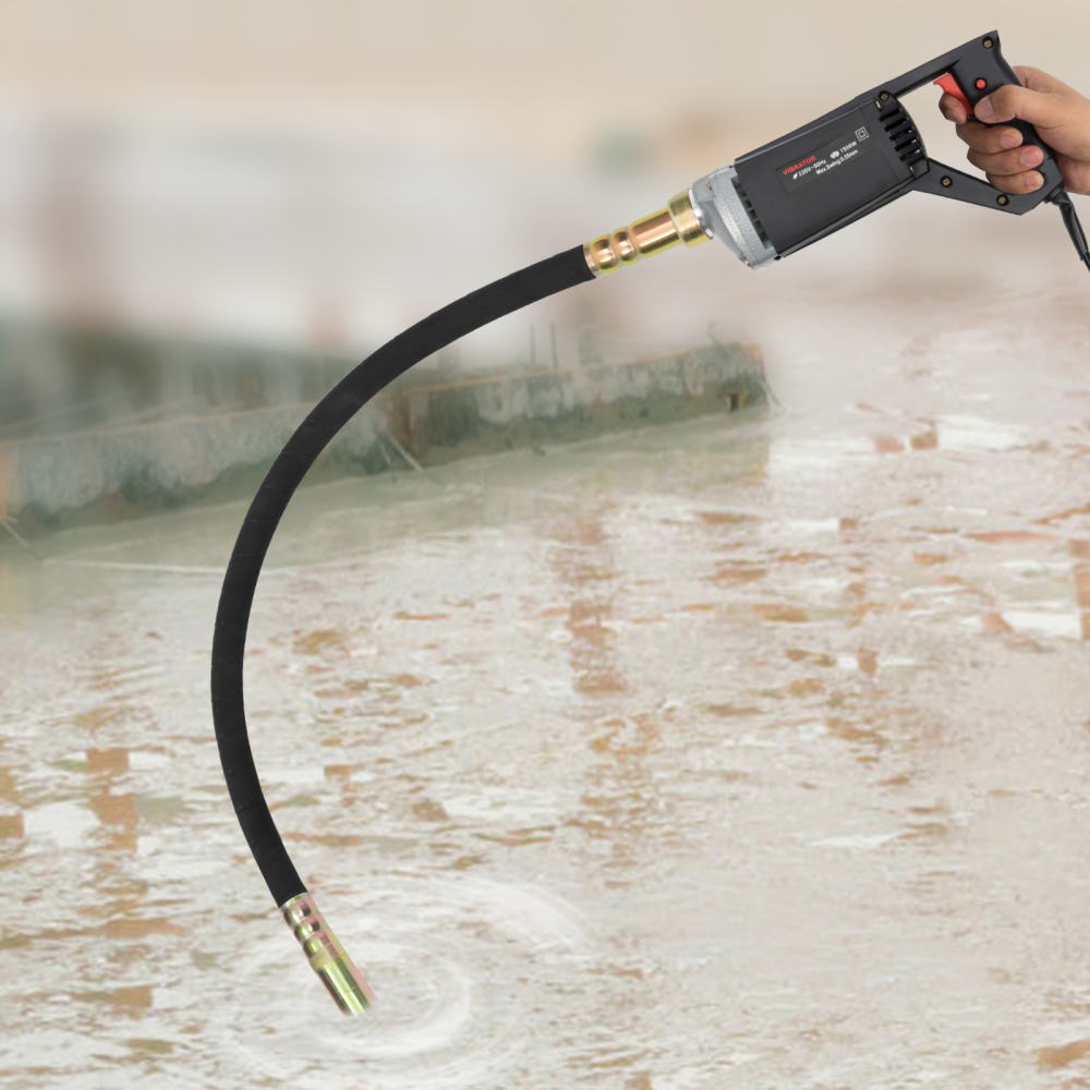 Handheld Concrete Vibrating Tool, 1500W Electric Concrete Vibrator ...