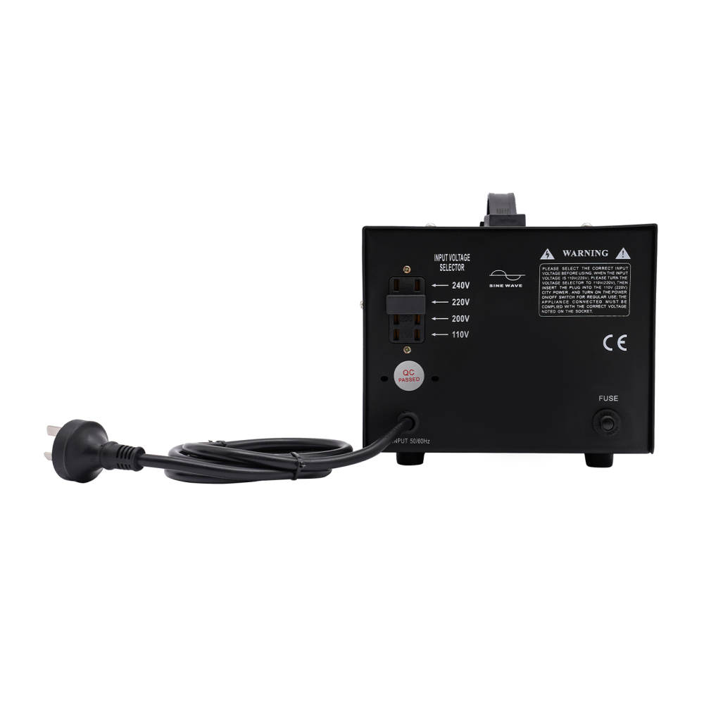 2400W Step Up/Down Transformer, 110/200/220/240V to 110/220V Voltage ...